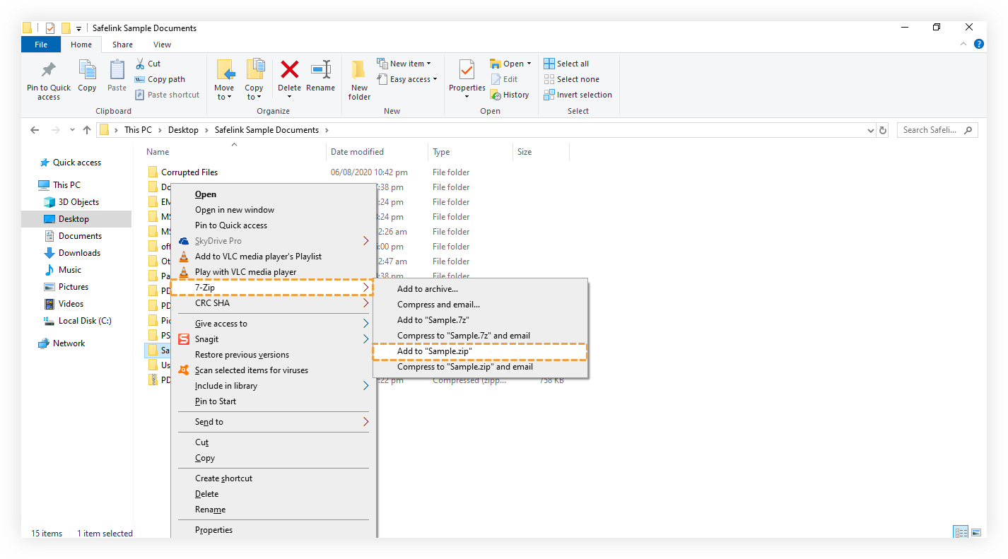 How to Compress a Folder Using 7-Zip Utility